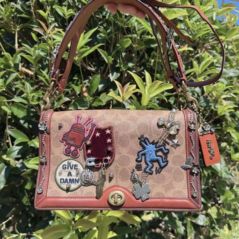 Coach X Keith Haring Riley In Signature Patchwork 310… - Gem